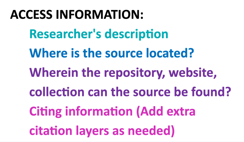 Master Citation Template Part 2: Access Information – Lisa Stokes ...